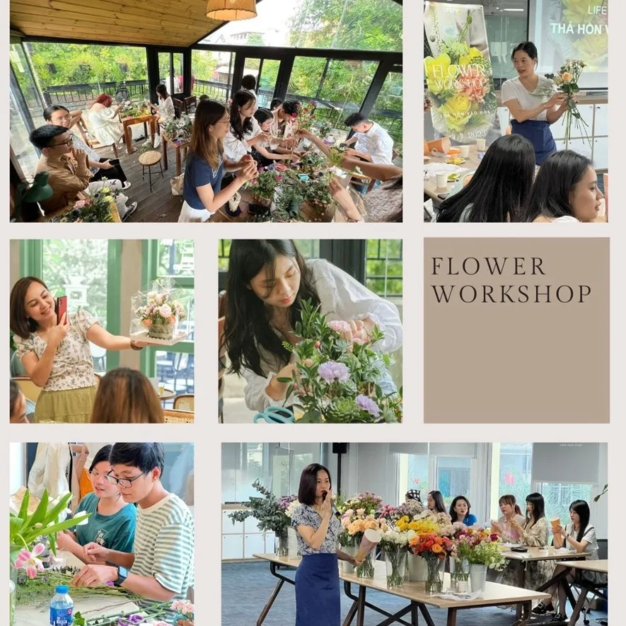 Weekend Agenda in Hanoi: Flower Workshops & Classes